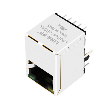 10/100/1000 Base-T Yellow/Green LED Vertical Lan Ethernet RJ45 Jack